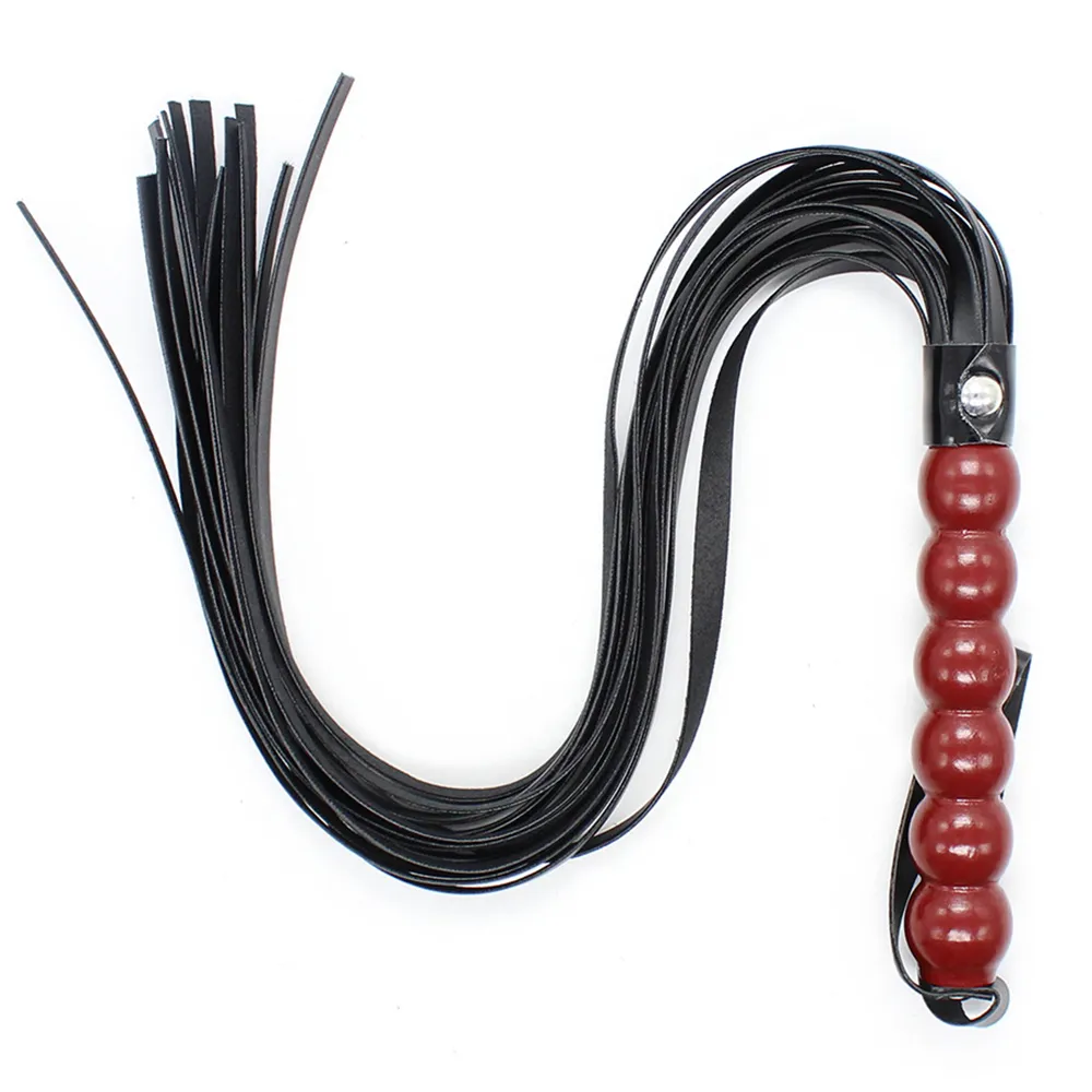 2024 Custom PU Leather 63CM Bullwhip: 6 Bead Handle Wrist Strap from ...