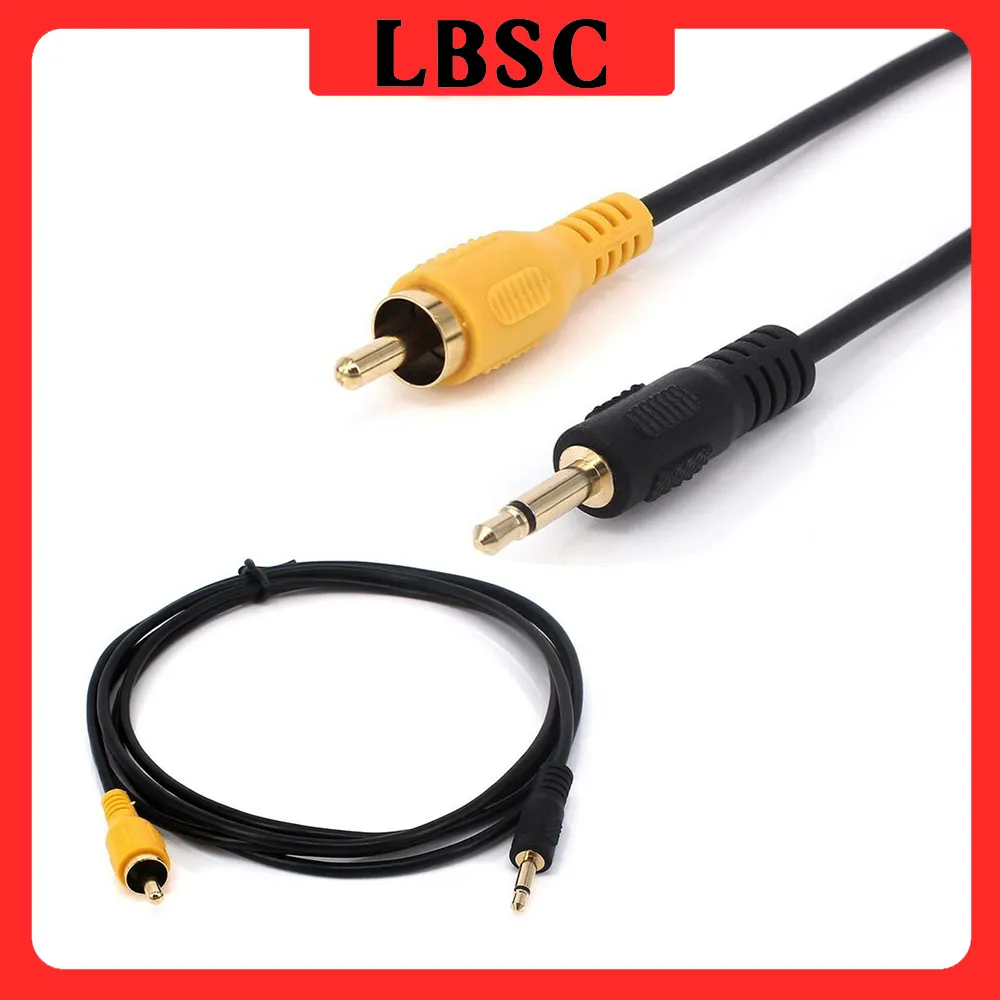 DHgate.com:5mm to RCA Gold-Plated Audio Cable for Amplifiers, Hi-Fi ...