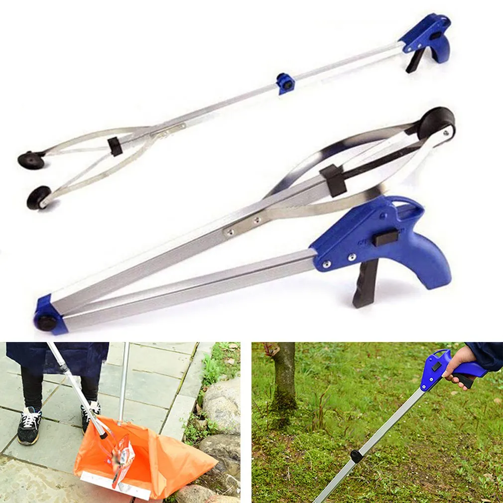 Folding Aluminum Grabber Reach Tool: Extendable, Anti-Slip Handle for ...