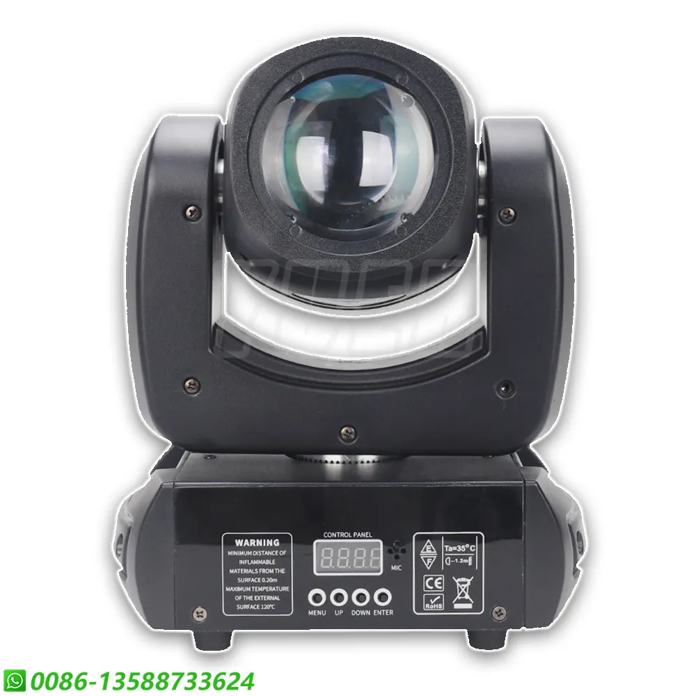 100W LED Gobo Moving Head 60w Moving Head Light With 18 Prism DMX512 ...