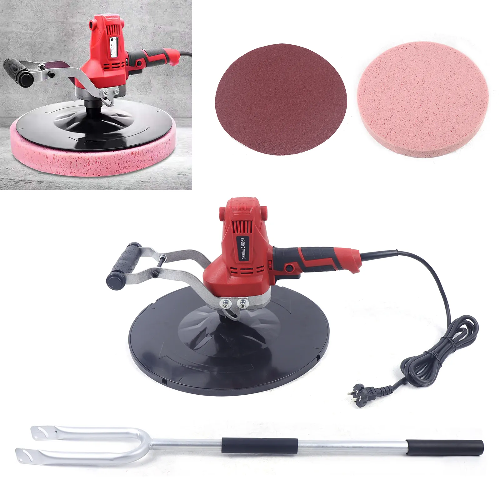 850W Electric Concrete Trowels Handheld Wall Plaster Smoothing Machine ...