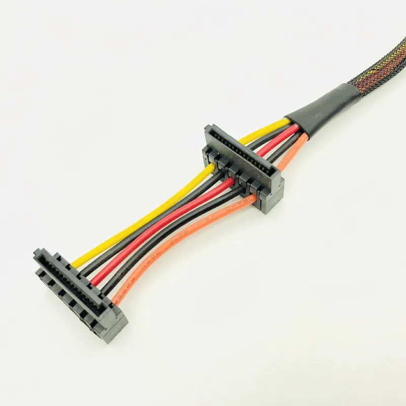 SATA Hard Drive Cables 6Pin To Dual SATA Connector Adapter SATA Hard ...