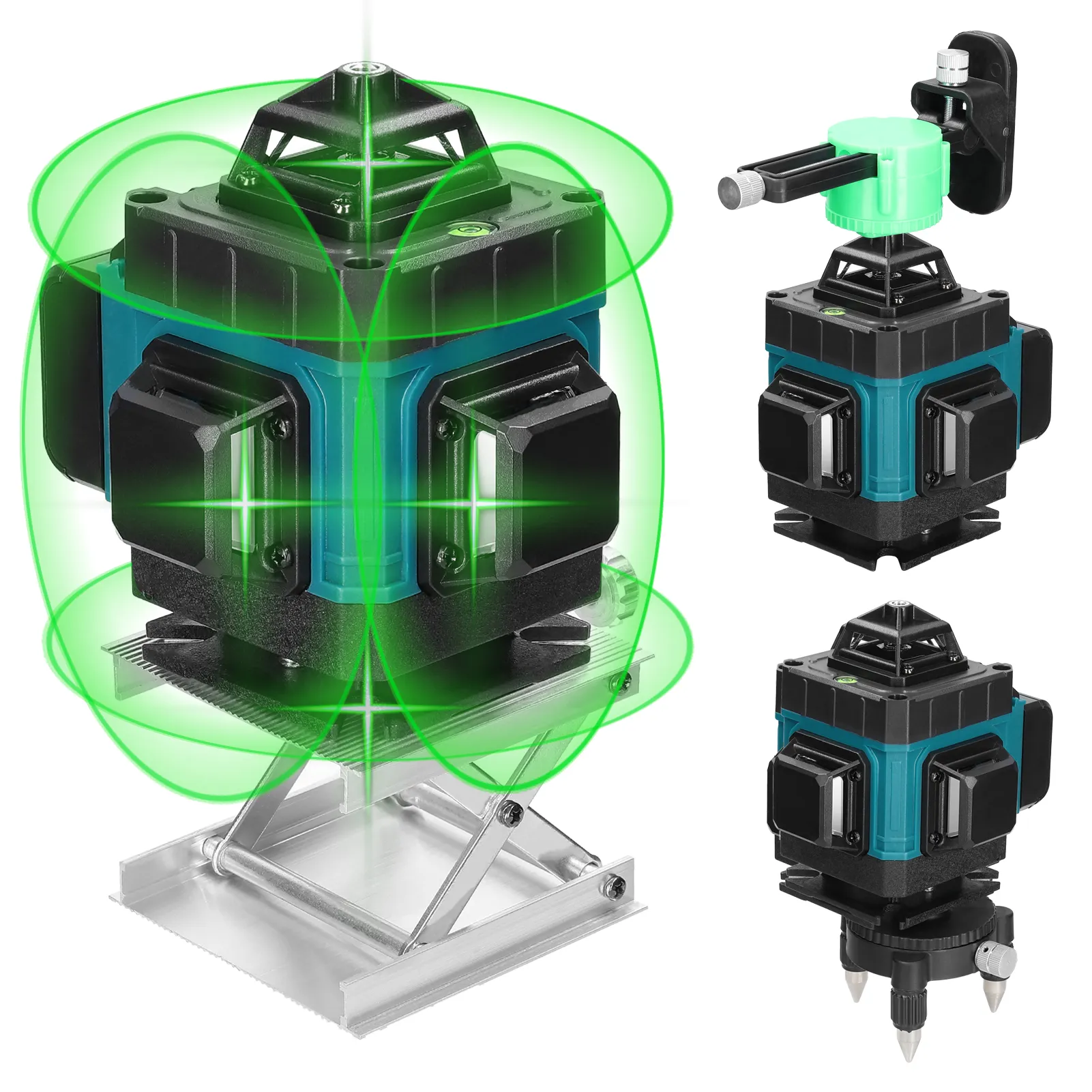 DHgate.com:Multifunctional 16 Lines Green Laser Level Tool Kit Self ...