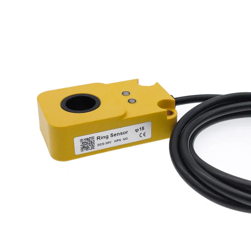 Ring Proximity Switch NPN NO Metal Inductive Sensor with 3 to 30 mm ...