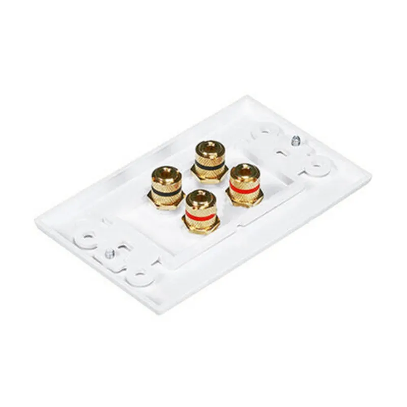 DHgate.com:4-Pack 4-Port Wall Plate Audio Panel for Home Theater ...
