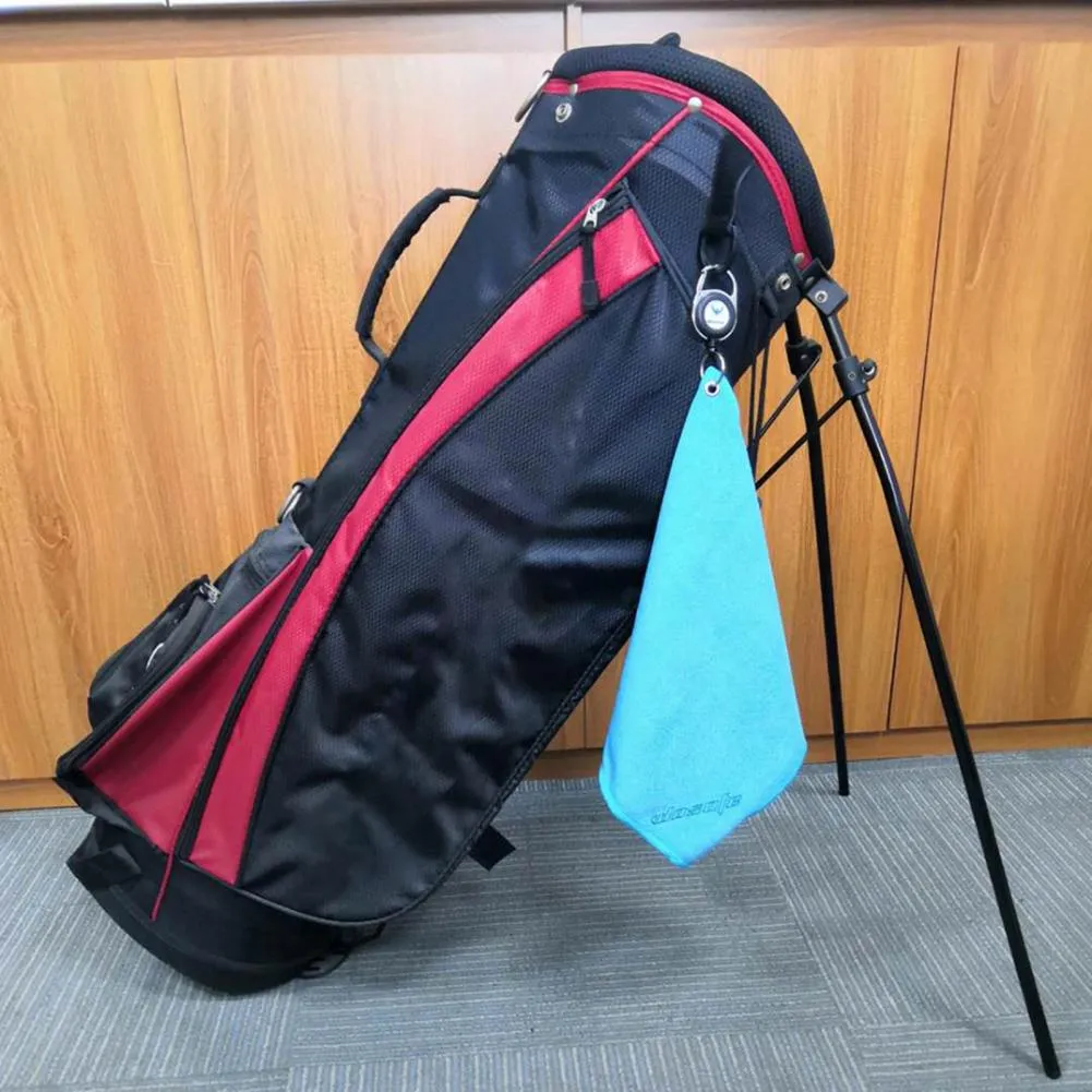 Breathable Golf Cleaning Towel Absorbent Square Towel with Carabiner ...