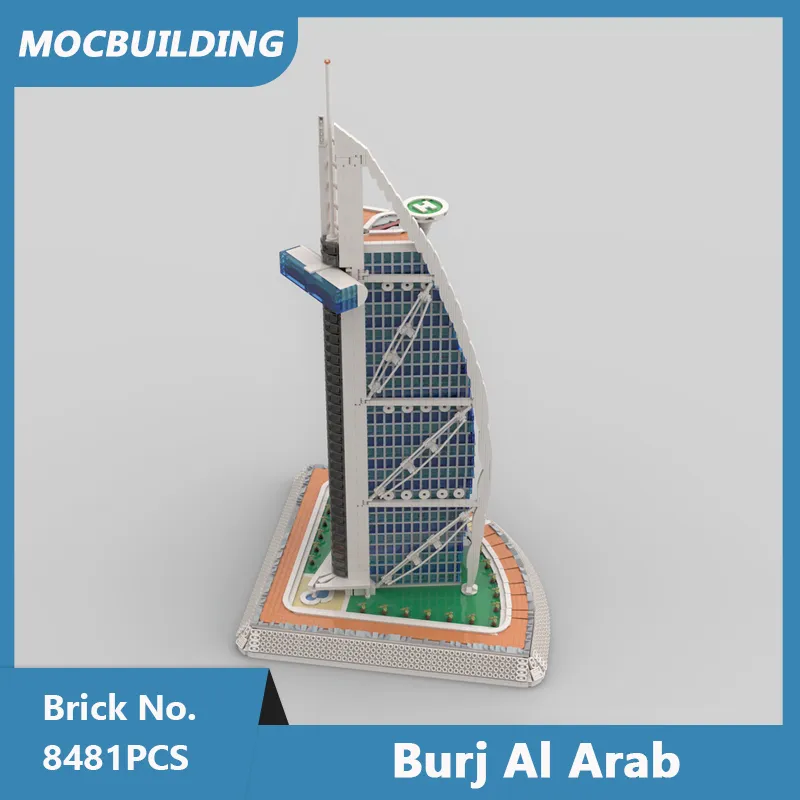 DIY Burj Al Arab Architectural Model Making Company Blocks Creative ...