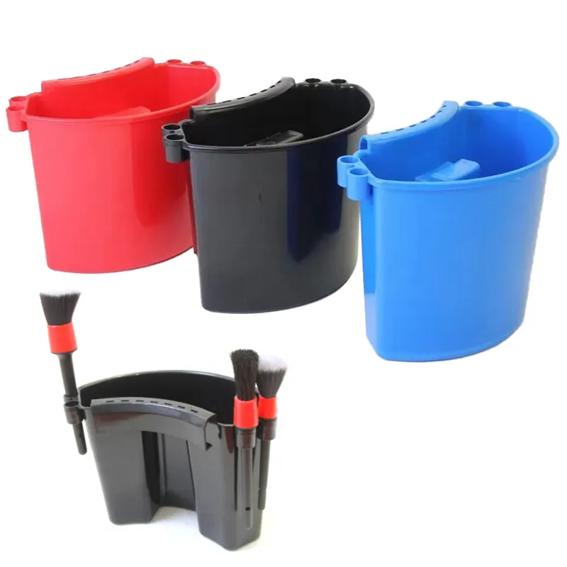 Car Wash Buckets Organizer Universal Detailing Tools Hanging Barrel For ...