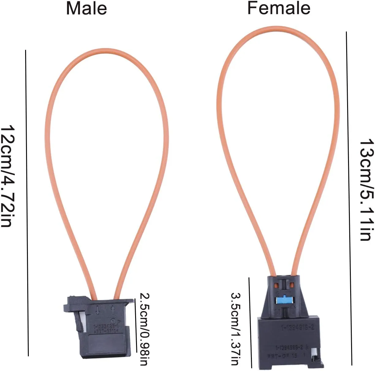 Automotive Fiber Short Connector: Bluetooth Repair Loop Ring Head for ...