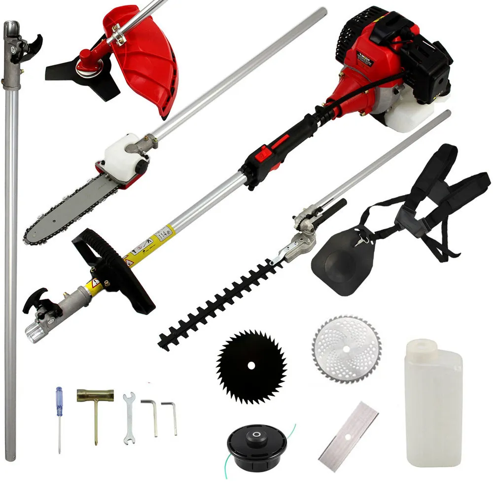 DHgate.com:5-in-1 52cc 1.75KW 2-Stroke Petrol Multi-Tool with Hedge ...