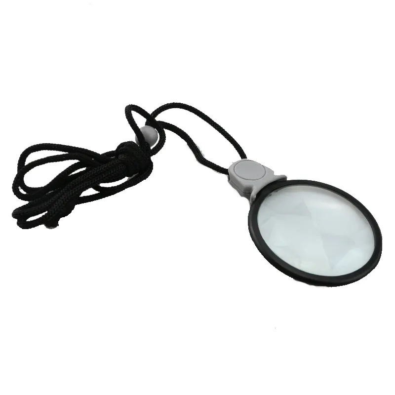 DHgate.com:5x Handheld Magnifying Glass with Leather Case, Hanging Neck ...
