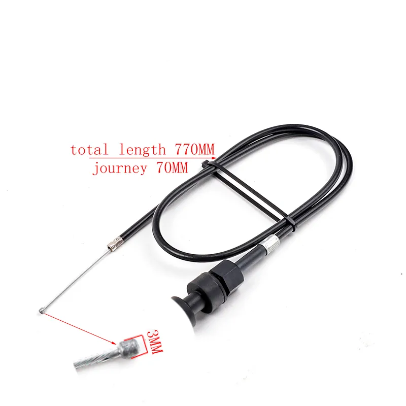 2024760mm Durable Pull Choke Throttle Assembly for Yamaha PW50 ...