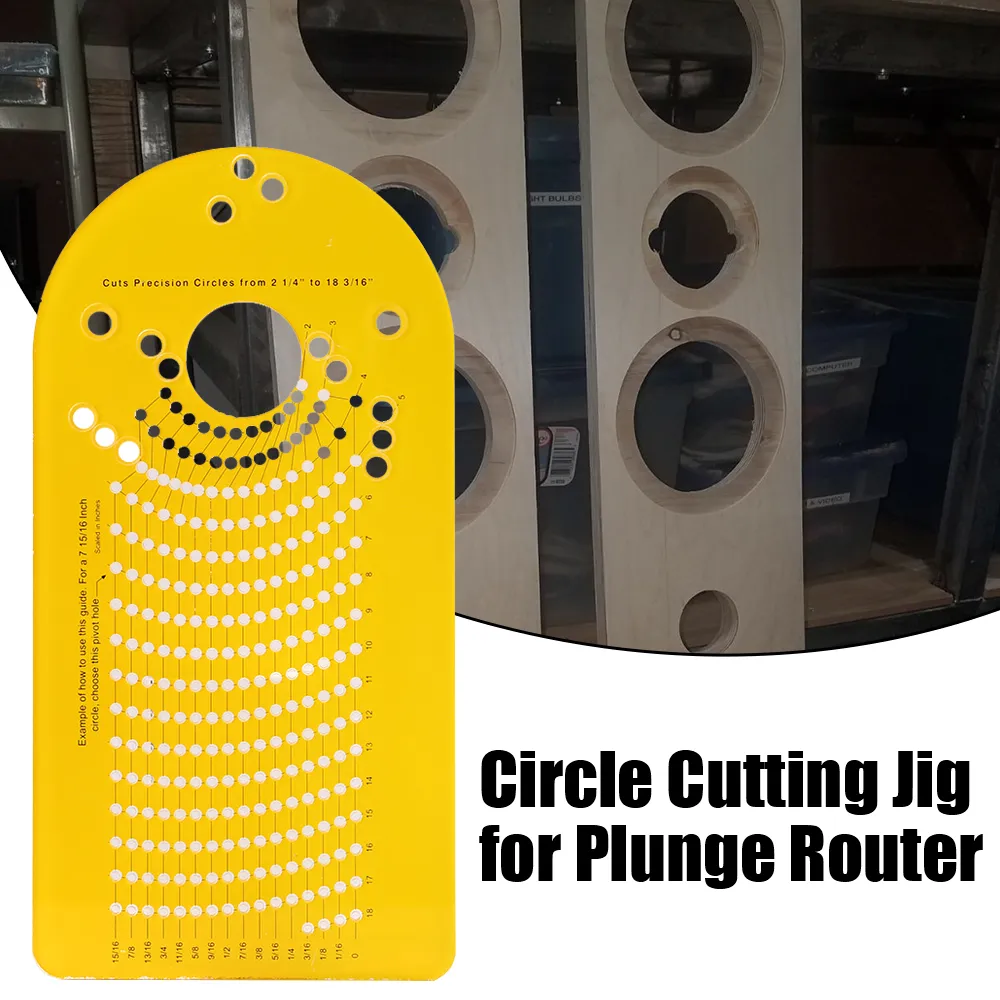 DHgate.com:Versatile Circle Cutting Jig Kit - Precision Woodworking ...