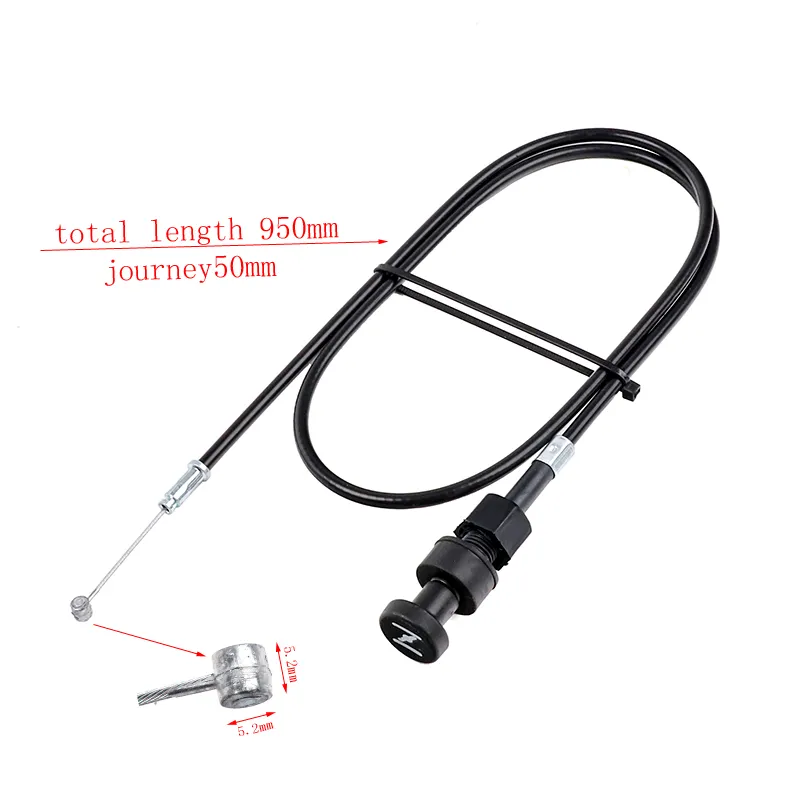 2024760mm Durable Pull Choke Throttle Assembly for Yamaha PW50 ...