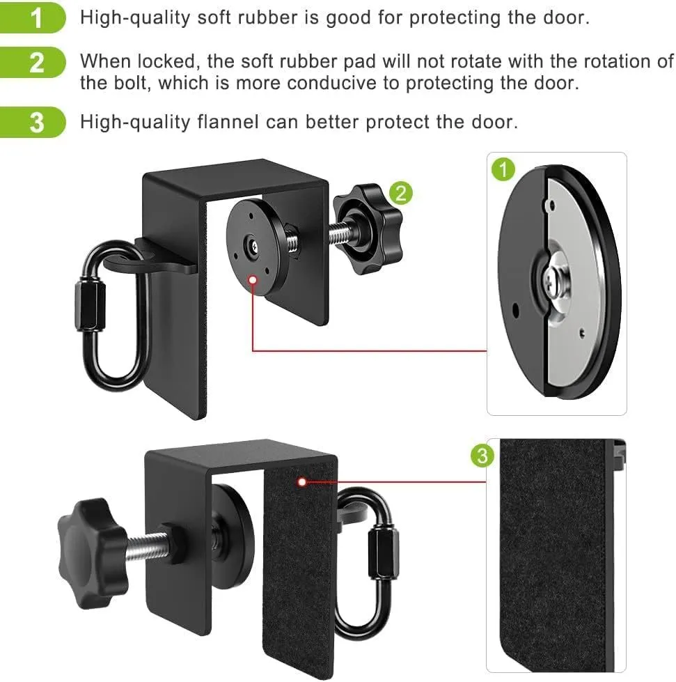 Door Flexibility Stretching Leg Stretcher Strap With Door Anchor Yoga ...