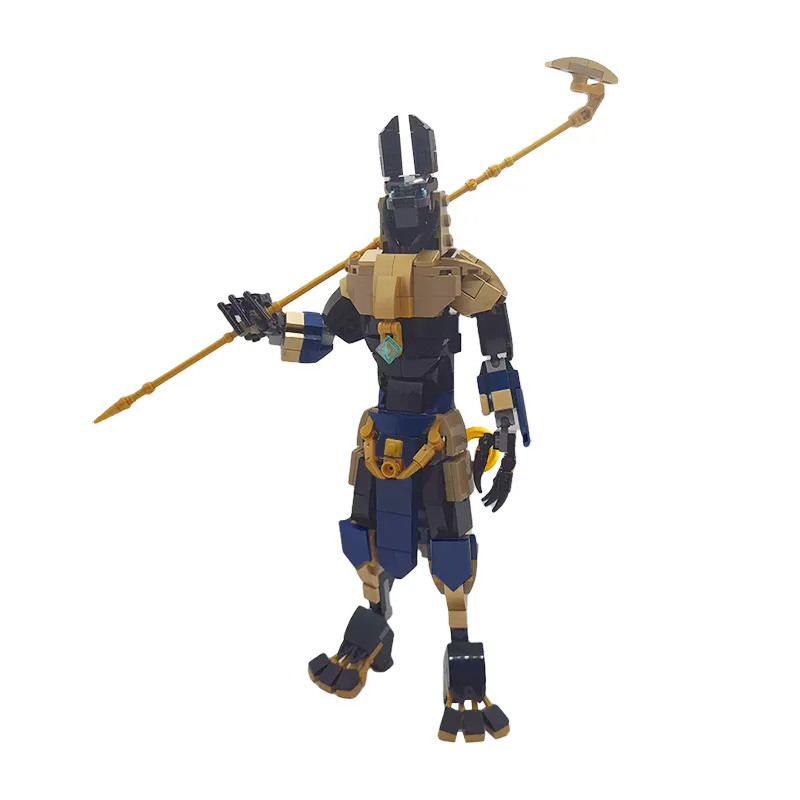 Egyptian Gifts: Anubis Figure Building Block Set Pharaoh Guardian Of ...