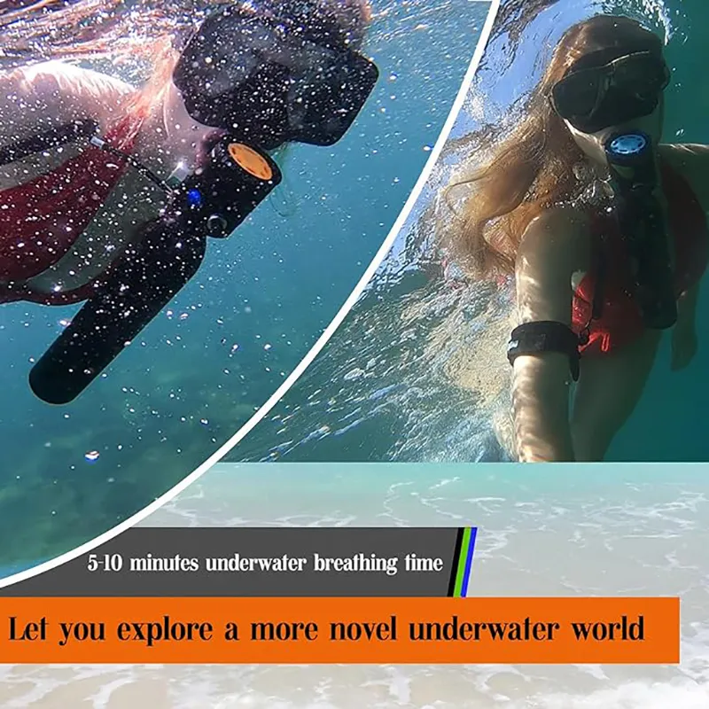 Mini Scuba Diving Tank: 0.5L Capacity, 5-10 Minutes Underwater ...