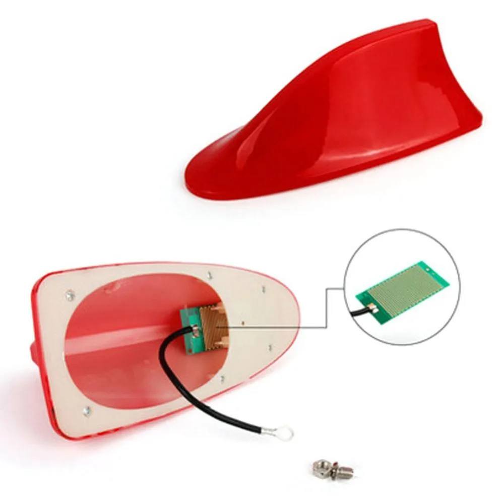 Universal Gloss Black Shark Fin Car Roof Radio Antenna Aerial ...