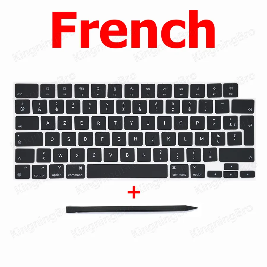 New Replacement US UK Spain French Russian Keycaps Keys Key Cap For ...