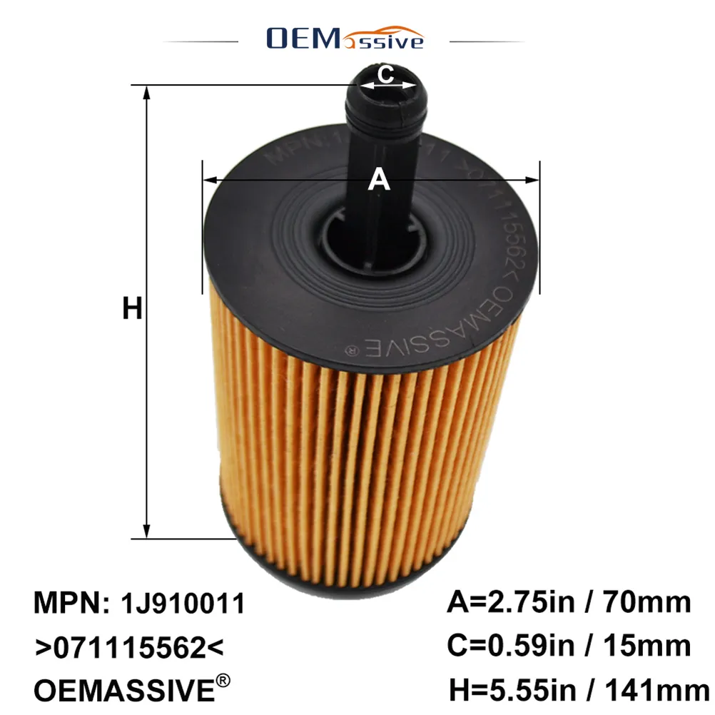 VW Passat B6 Oil Filter: 2005-2010, 1.9-3.6L TDI & Gas Engines ...