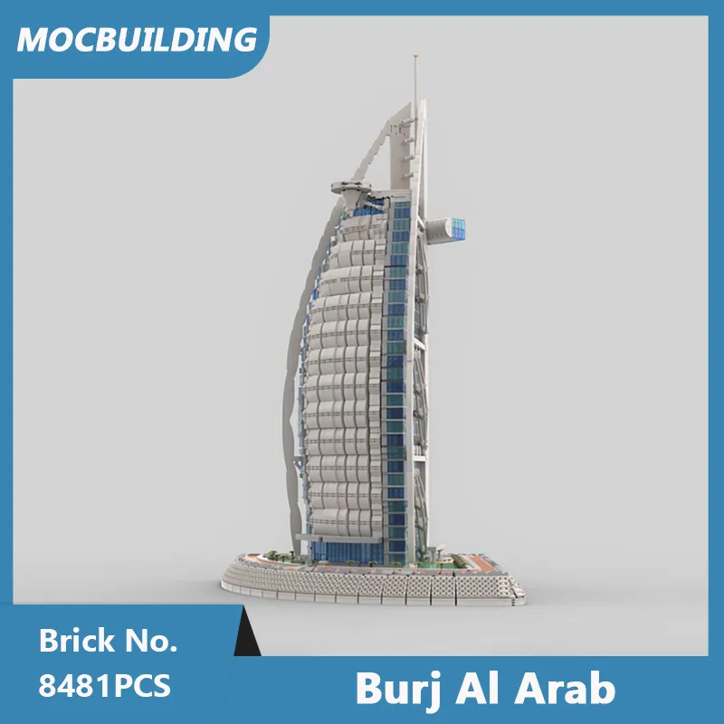 DIY Burj Al Arab Architectural Model Making Company Blocks Creative ...