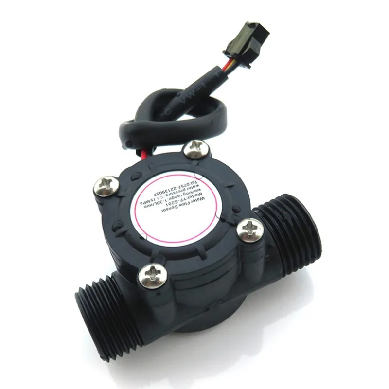 DC5 18V Water Water Flow Sensor Fritzing Hall For Water Control Liquid ...