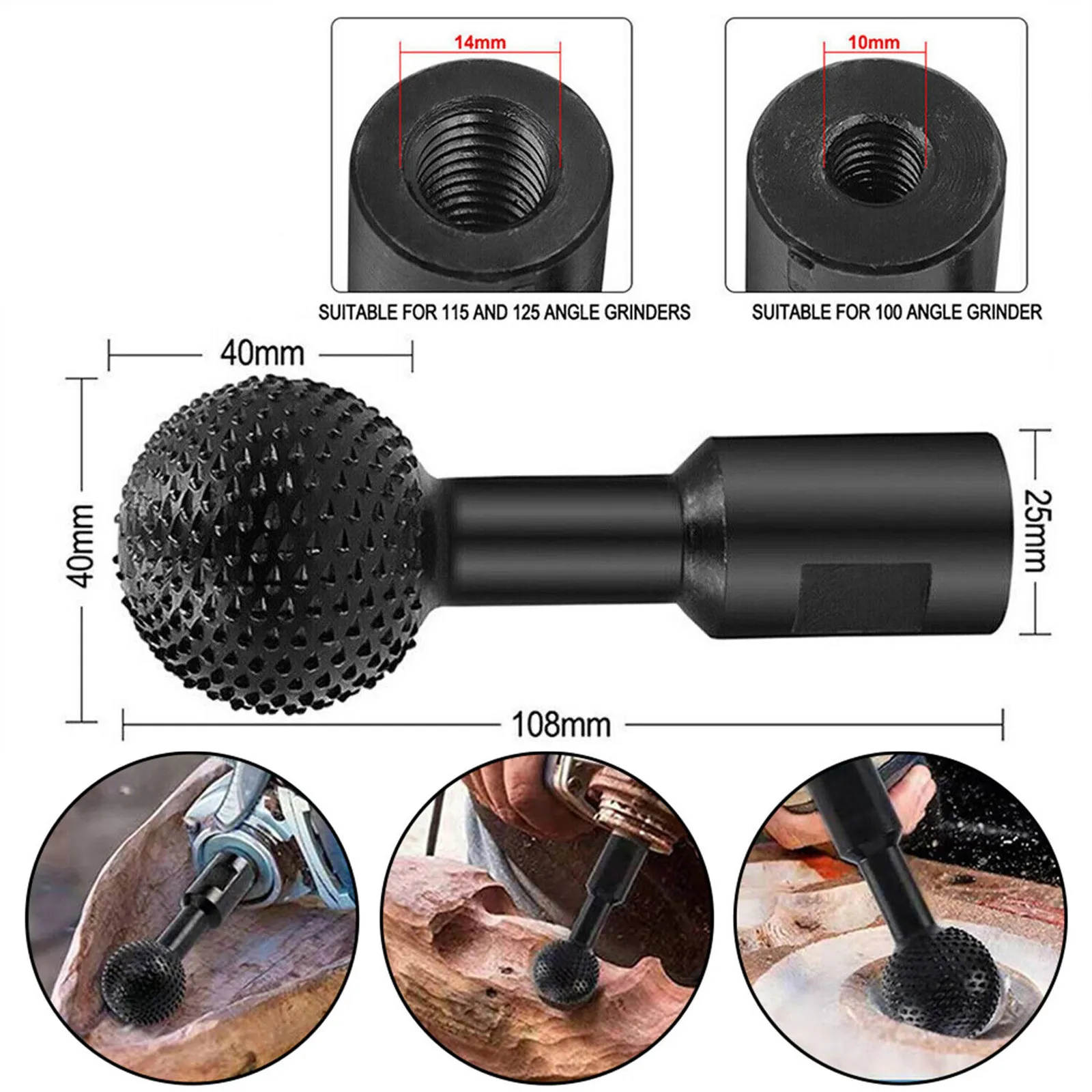 Premium Rotary Burr Set: Tungsten Carbide Carving Tools for Woodworking ...