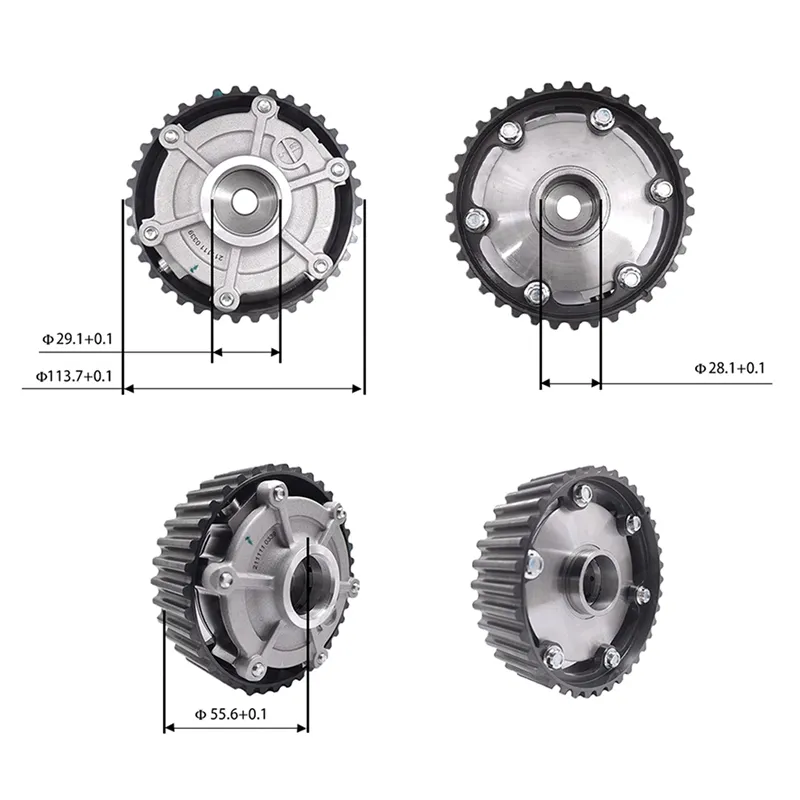 Camshaft Dephaser Pulley Gear Set for Renault Clio Megane Scenic 1.8L 2 ...