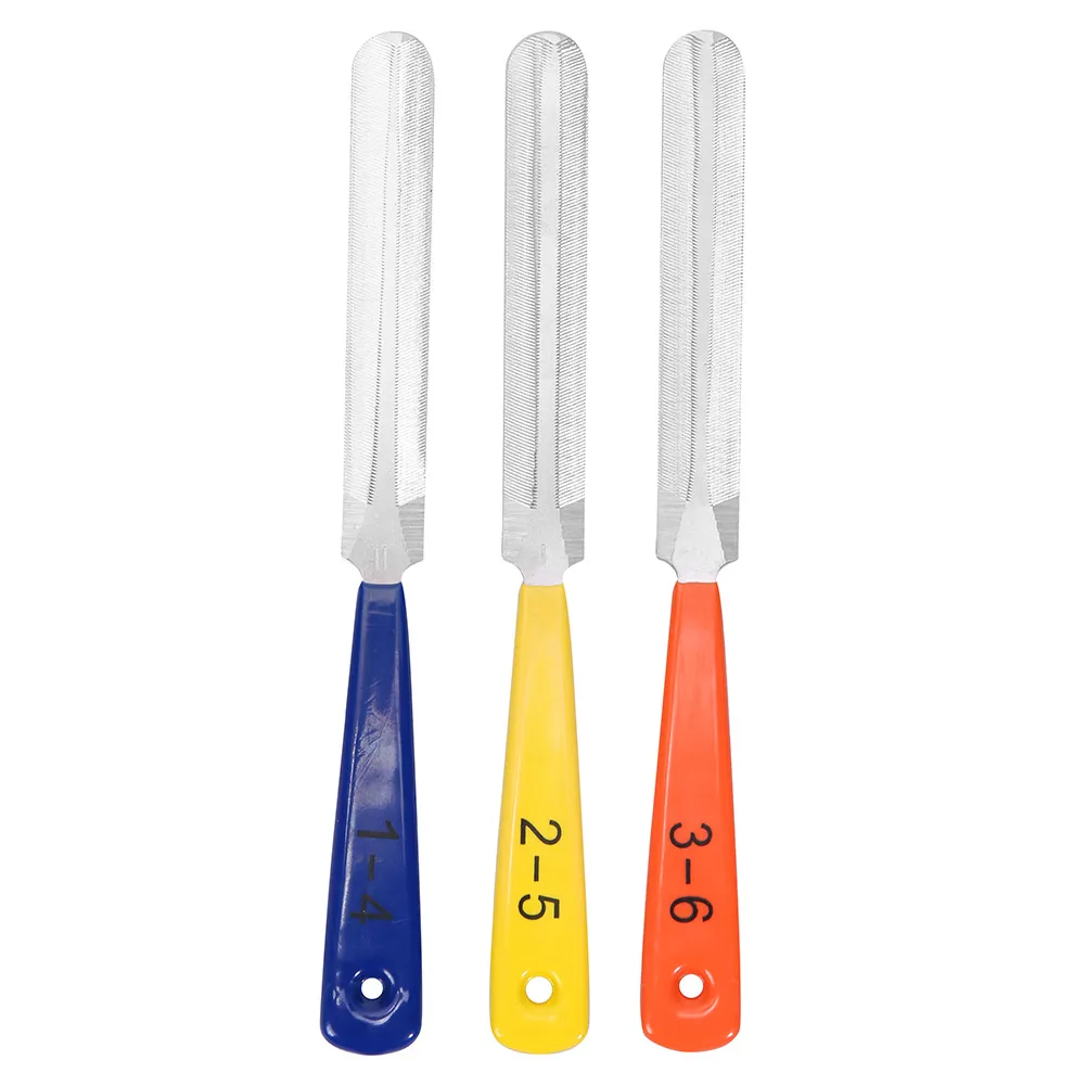 Diamond-Coated Guitar String Nut Polishing Files: Set of 3, Durable ...