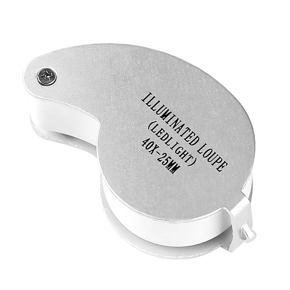 DHgate.com:40X Handheld Magnifier with Light for Reading, Jewelry, and ...