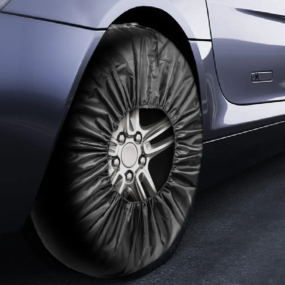 DHgate.com:1/4Pcs Car Spare Tire Cover Case Polyester Auto Wheel Tires ...