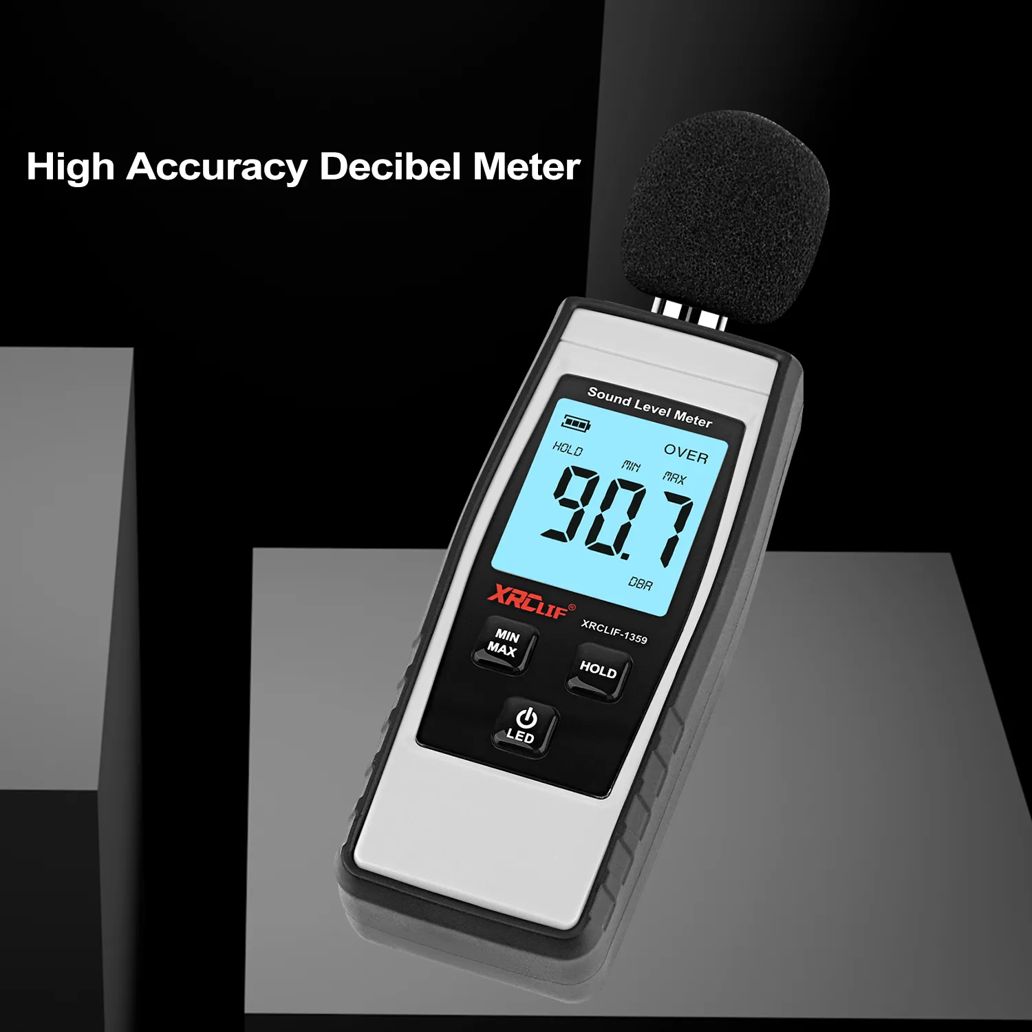 DHgate.com:Digital Sound Meter, XRCLIF Mini Decibel Meter w/ Large ...