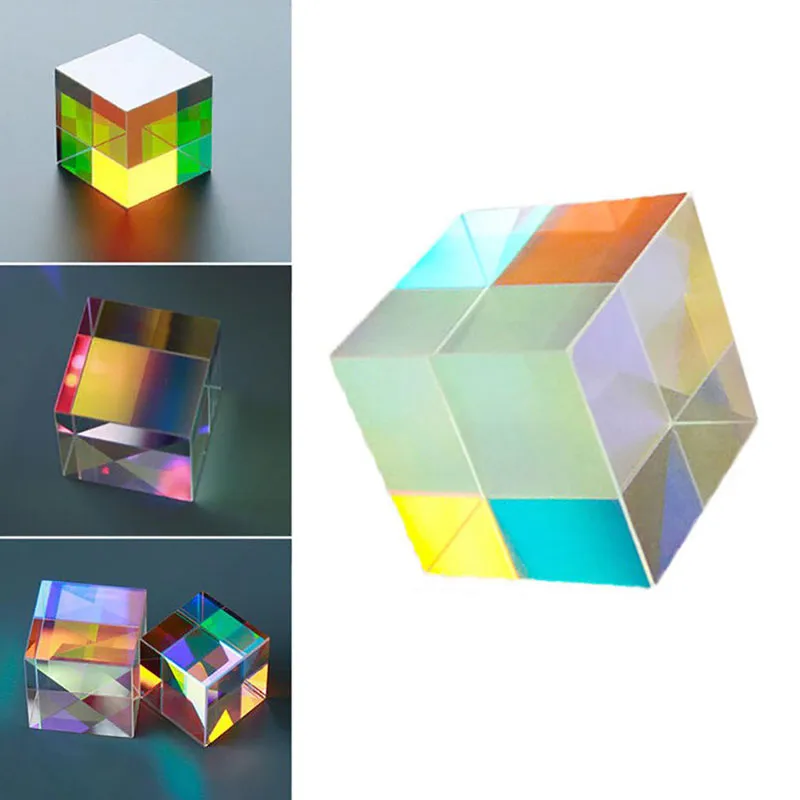 Glass Cube 12.7mm Dichroic Prism X Cube Prisms For Photographic Beam ...