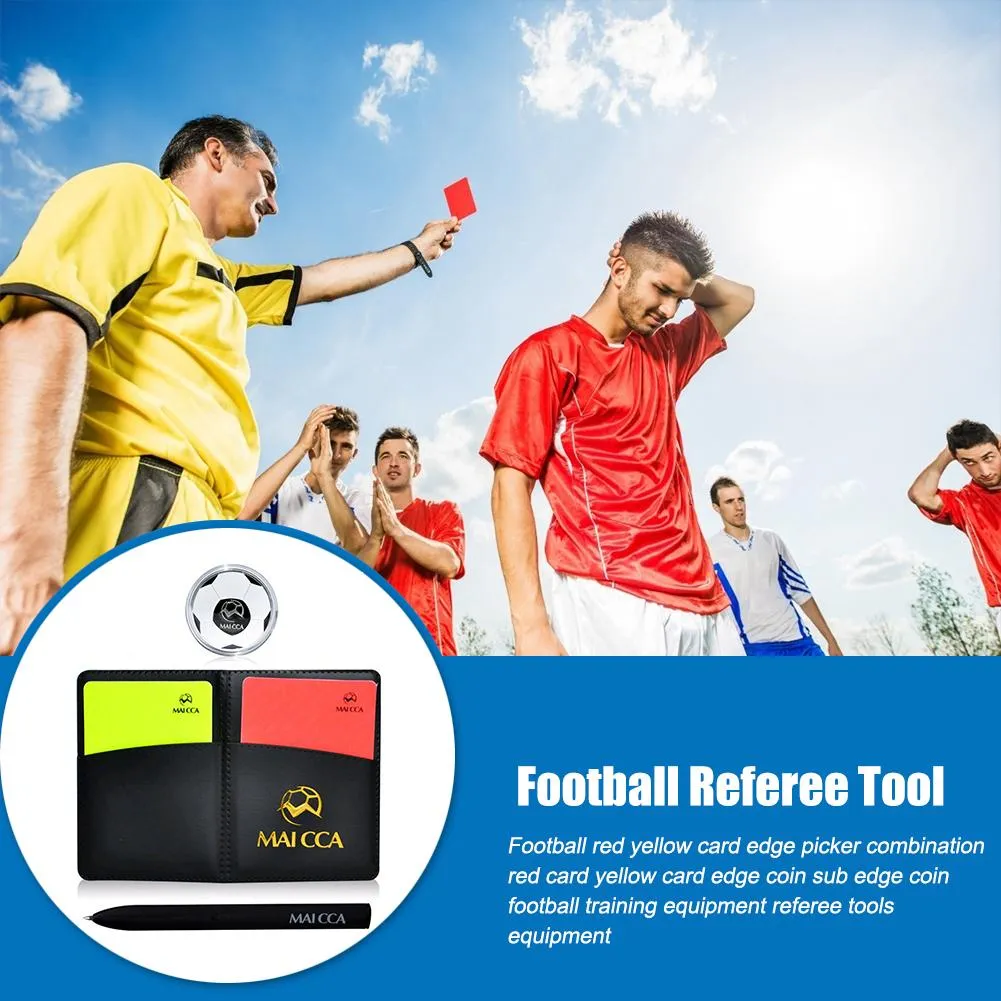 Referee Tool Set: Red & Yellow Cards, Coin, Durable &... From Ddmyjan ...