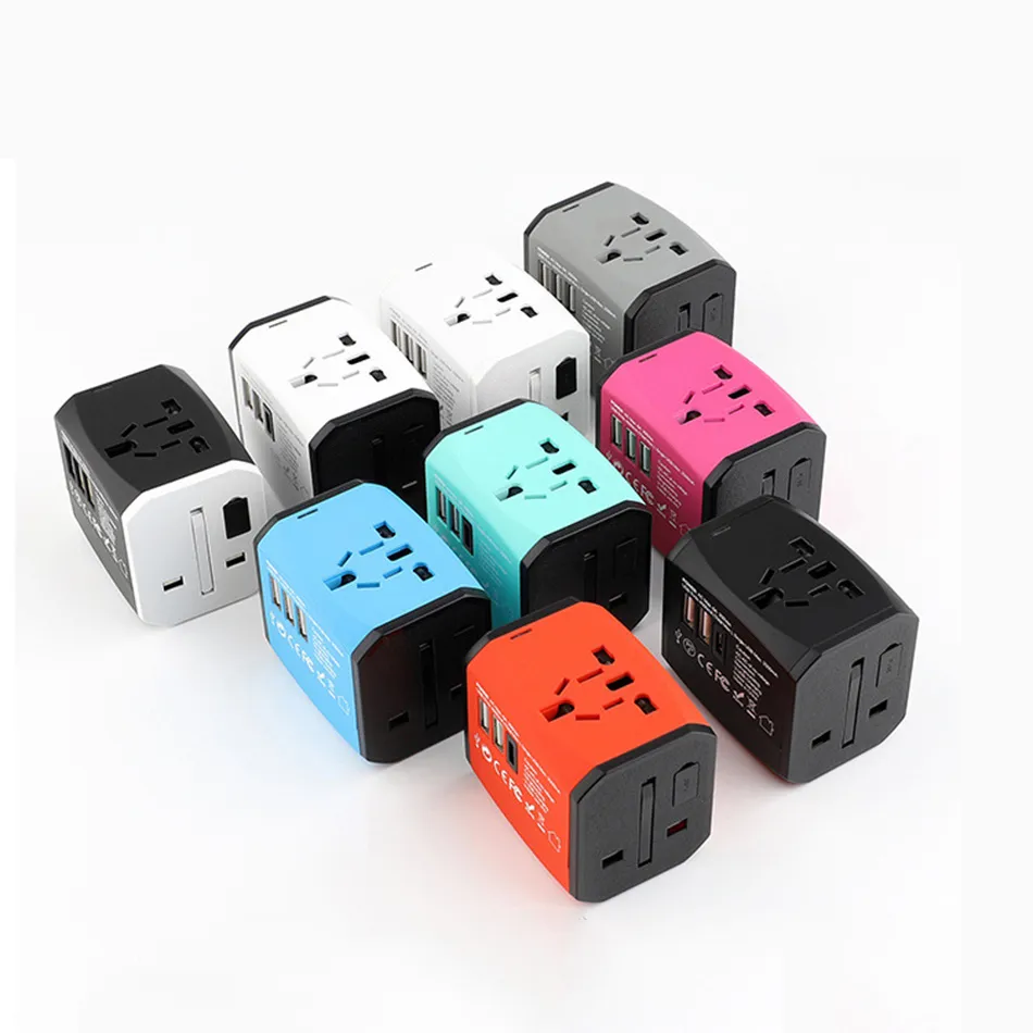 USB To Wall Outlet Adapter Universal Travel Adapter With 2 USB Ports ...