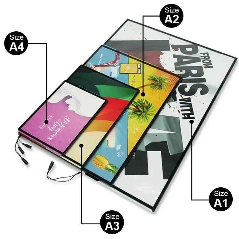 custom led poster frames