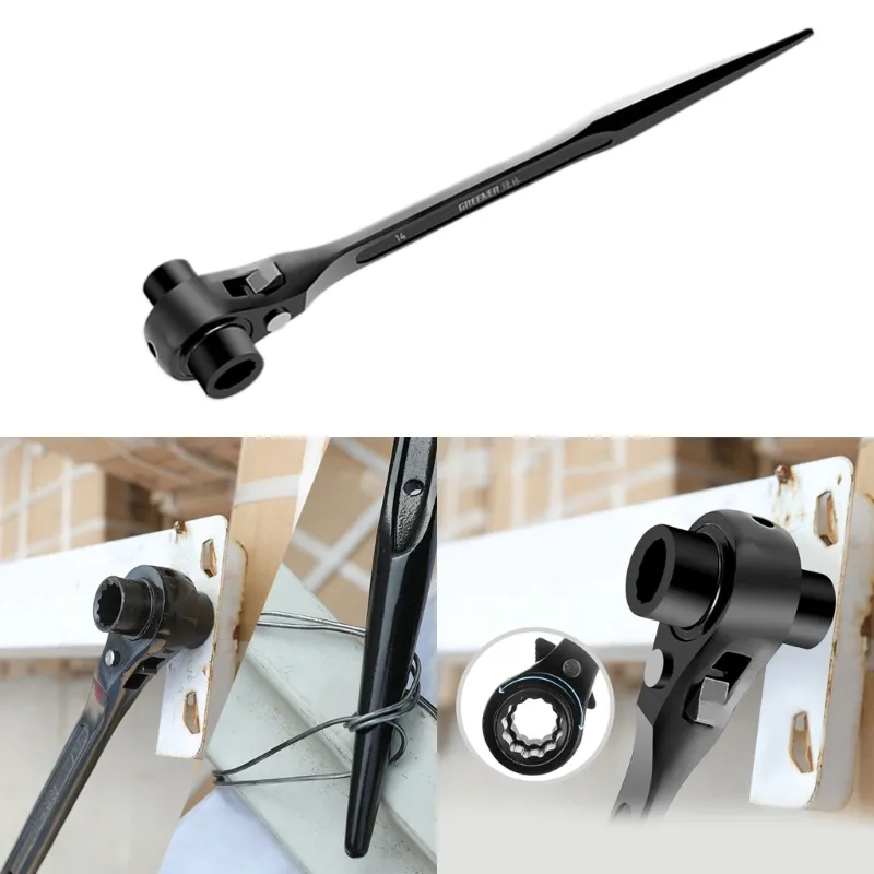 adjustable wrench with socket end