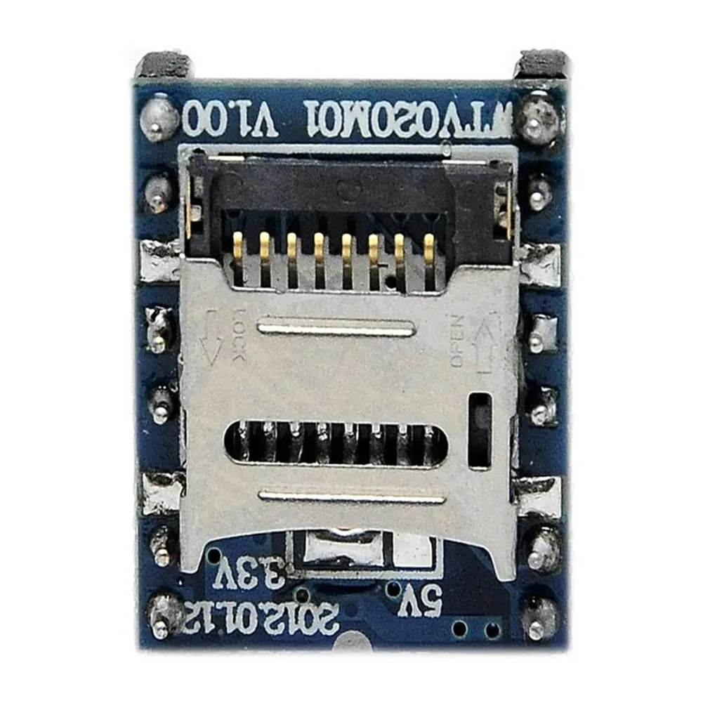 SD Card MP3 Sound Module WTV020-16S WTV020-20S WTV020 Plug-in SD Card ...