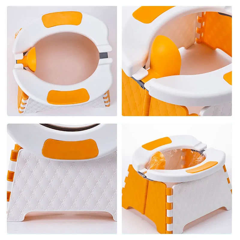 Outdoor Portable Baby Potty Training Seat Kids Toddler Folding Toilet ...