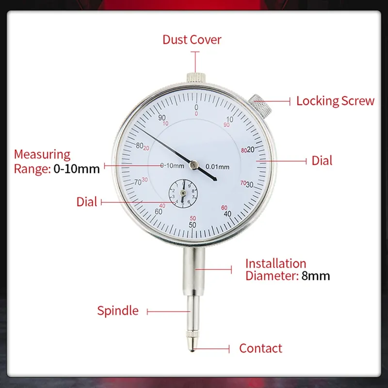 10mm Magnetic dial test indicator Stand for Precise Measurement