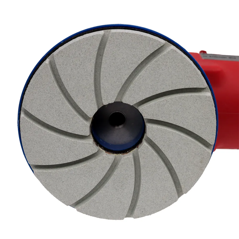 Automatic 6-Inch Snail Lock Edge Diamond grinding pads for Granite ...