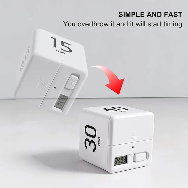 Magnetic Flip Timer for Kitchen & Exercise - 15/20/30/60 Minutes ...