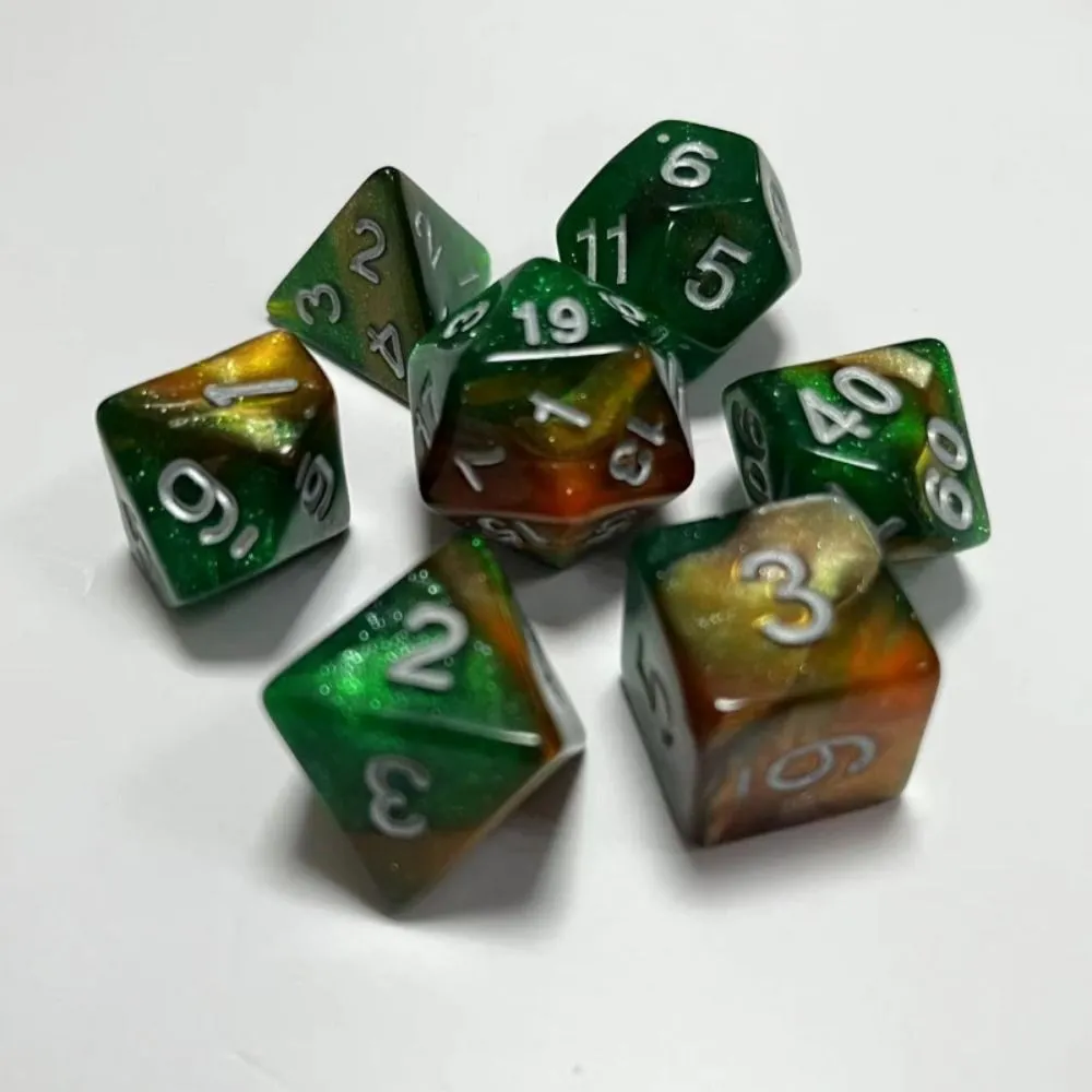 DHgate.com:Multifaceted Polyhedral Dice Set - 7 D4-D20 Colorful Gaming ...
