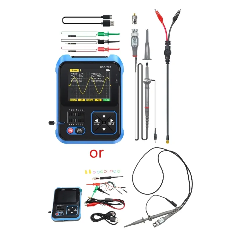 Mini Handheld Transistor Tester with DDS Signal Generator, LED Backlit ...