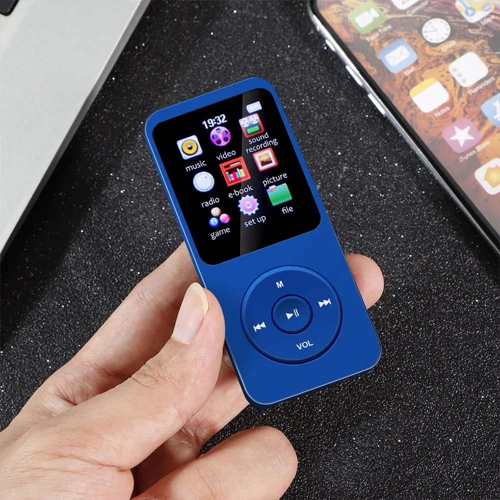 8 MP3 Player with Bluetooth 5.0, HIFI Sound, Video/Voice Recorder, FM ...