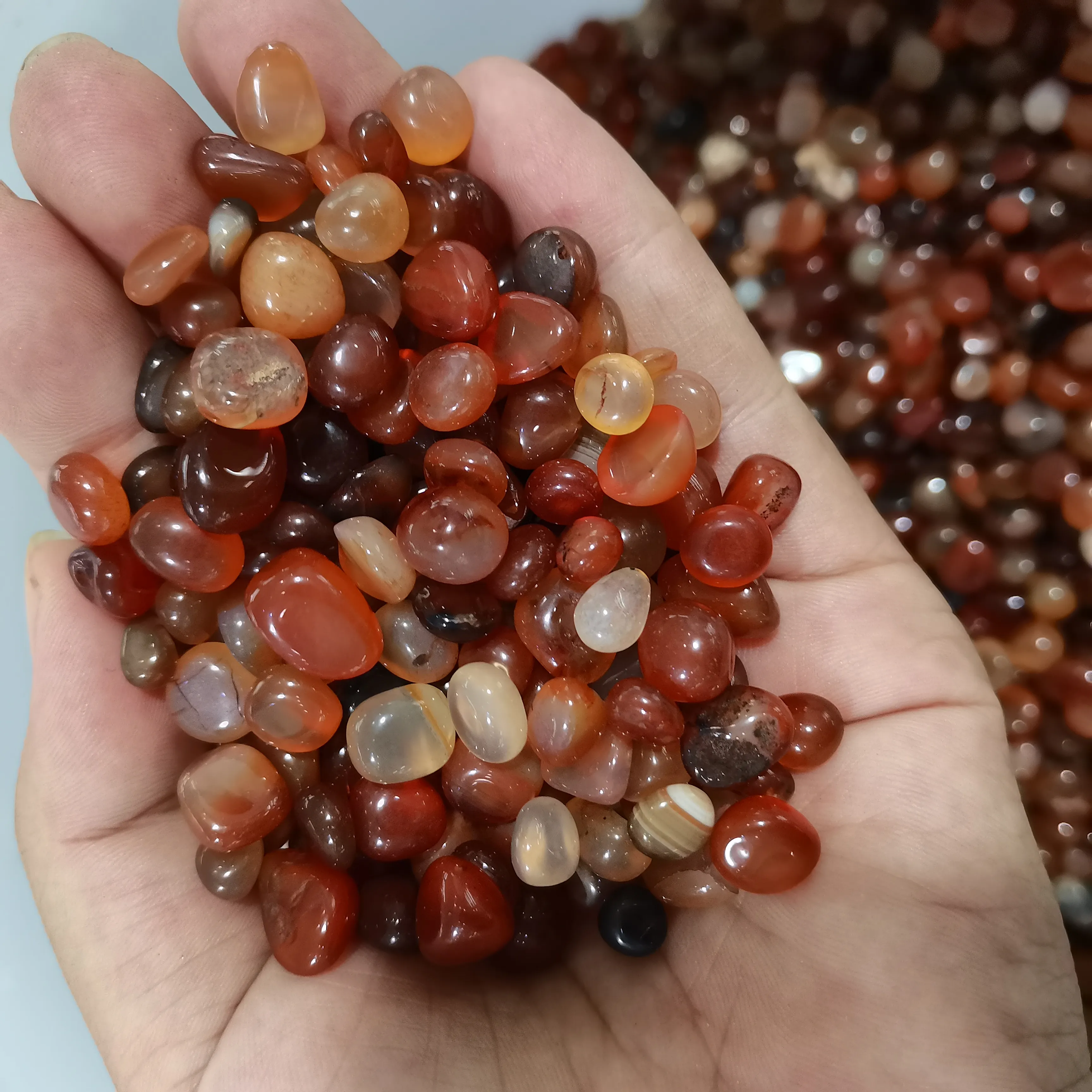 red agate raw stone