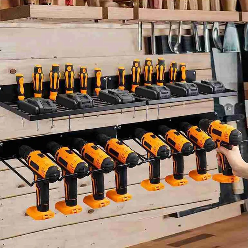 DHgate.com:2024 Wall-Mountable Heavy-Duty Steel Hand Drill Tool Holder ...