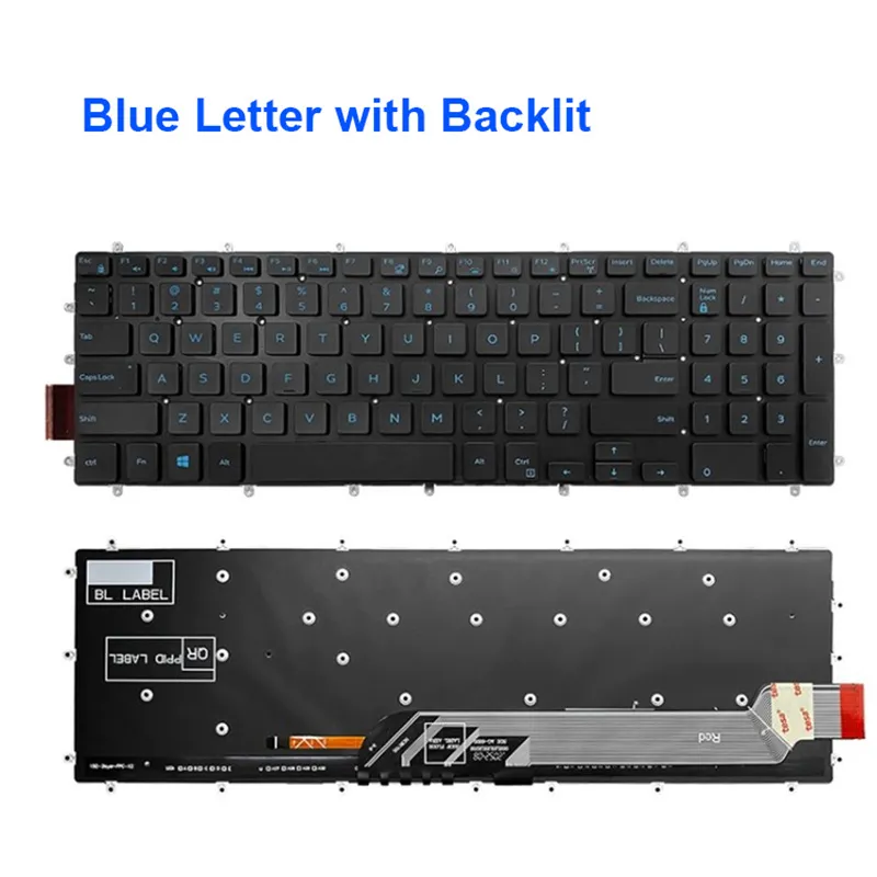 DHgate.com:New Laptop Replacement Keyboard for DELL P71F P82F P75F ...