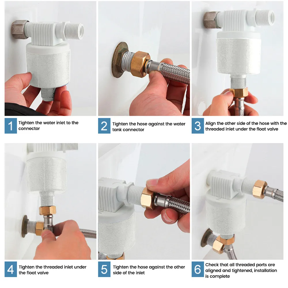 Automatic Water Level Control Floating Ball Valve With Thread For Tank ...