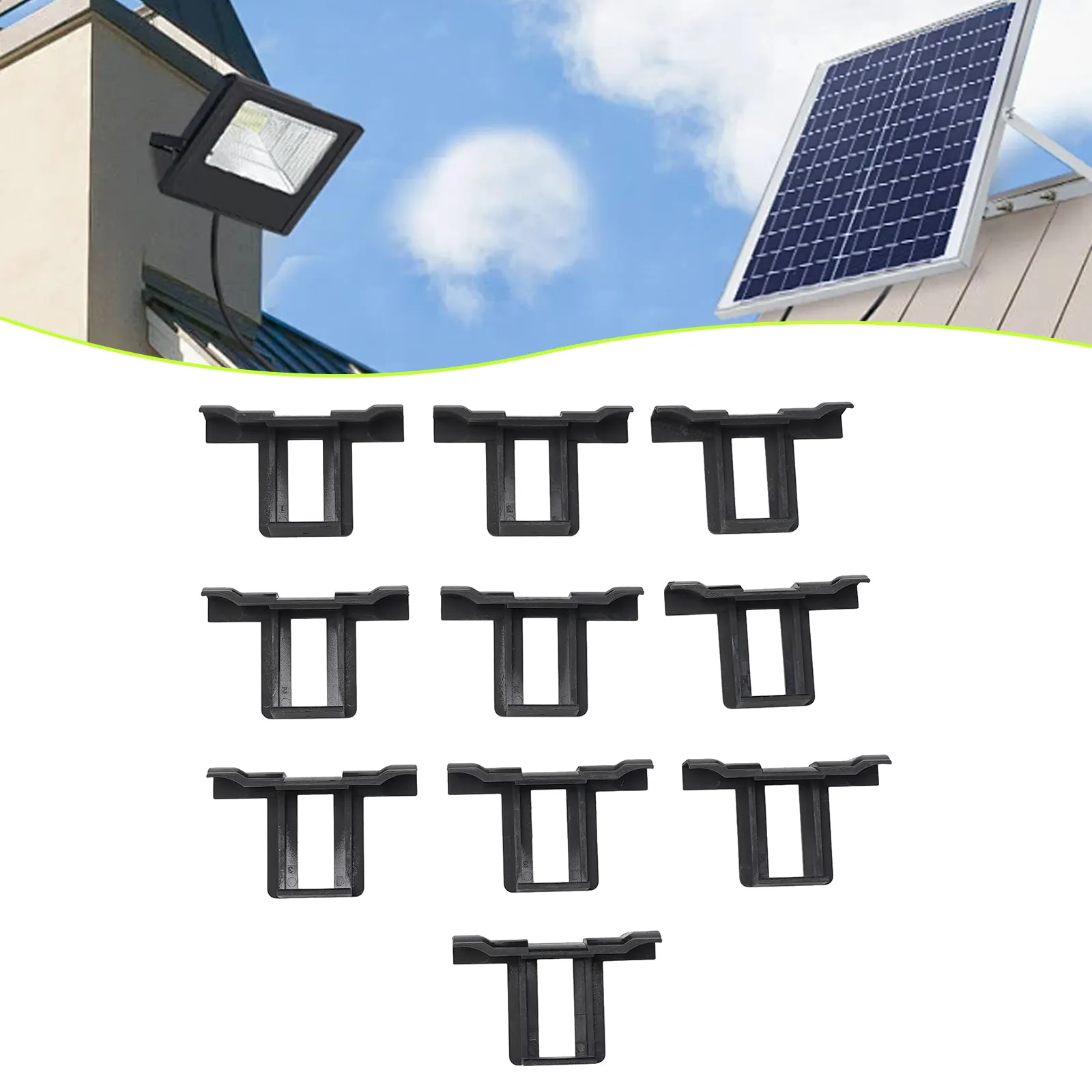 solar light clips